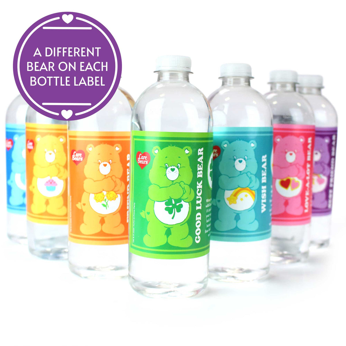Care Bears Water Bottle Labels – Prime Party