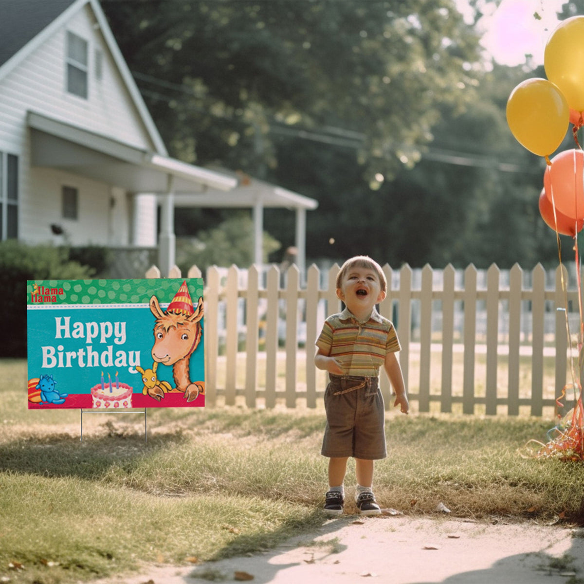 Llama Llama Happy Birthday Yard Sign – Prime Party