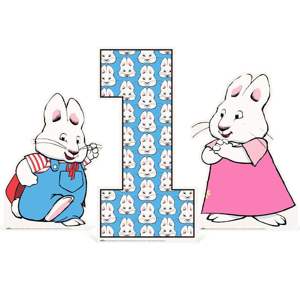 Max and Ruby Tabletop Number Cutouts (3-Piece Set) | Prime Party