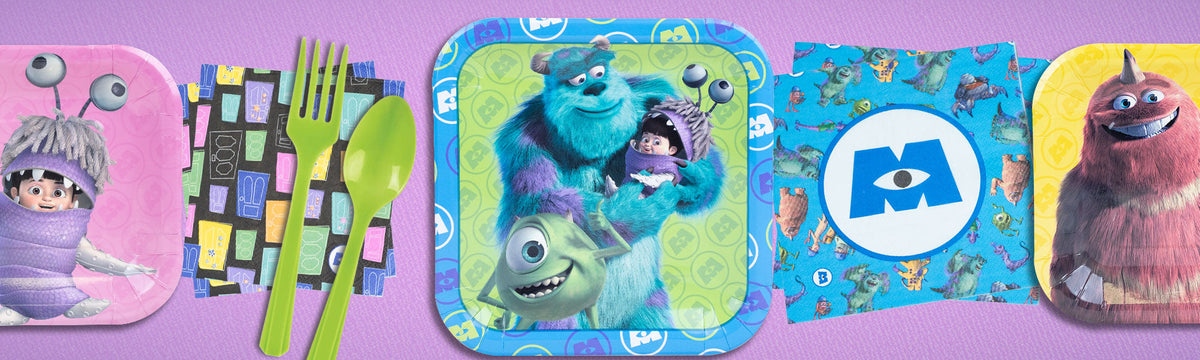 Monsters Inc Party Supplies | Monsters Inc Birthday Decorations ...