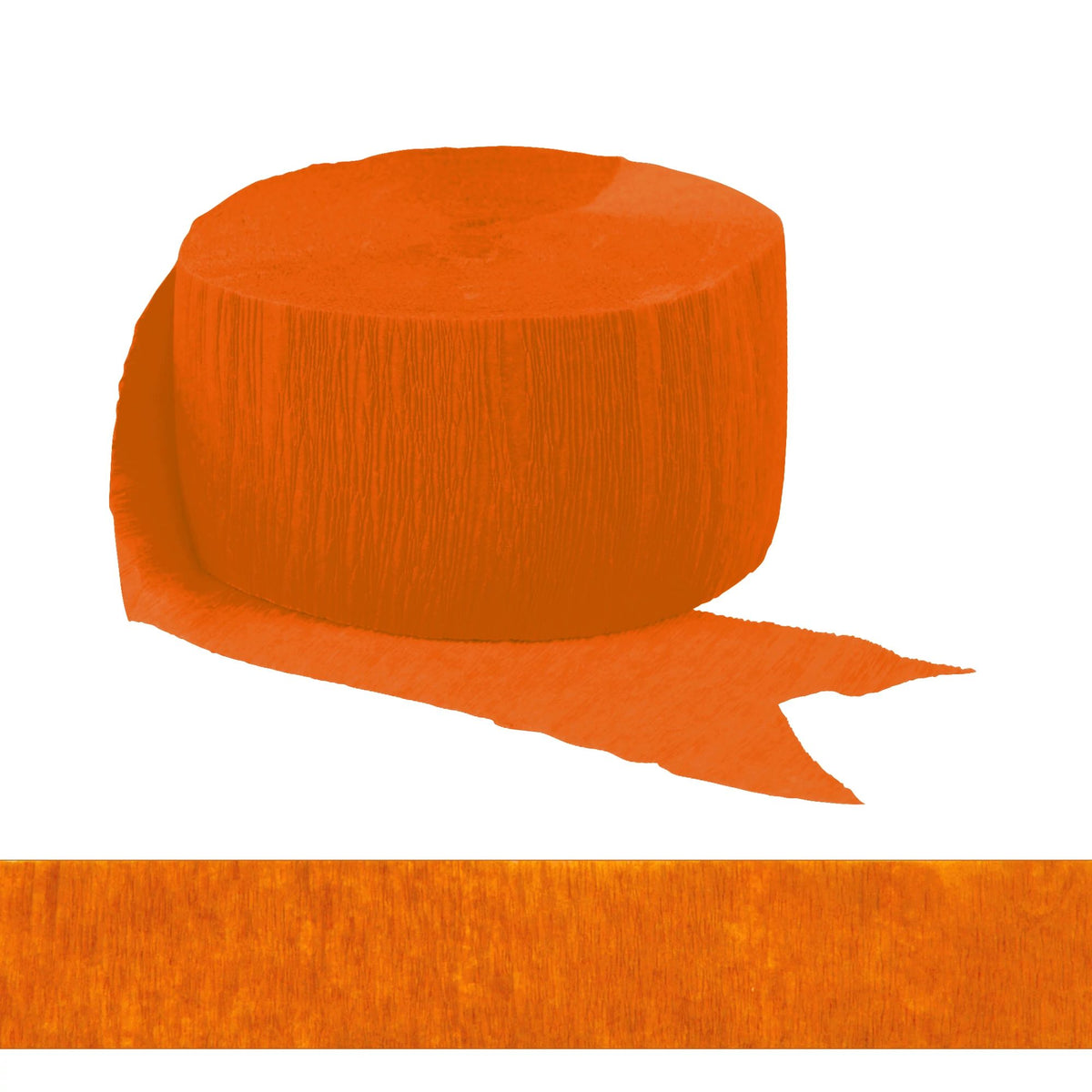 Streamers Orange Crepe Paper Streames 81 ft – Prime Party