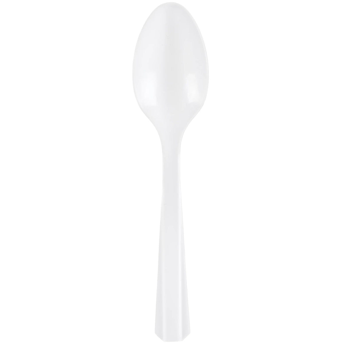 Plastic Spoons Frosty White (20-Pieces) – Prime Party