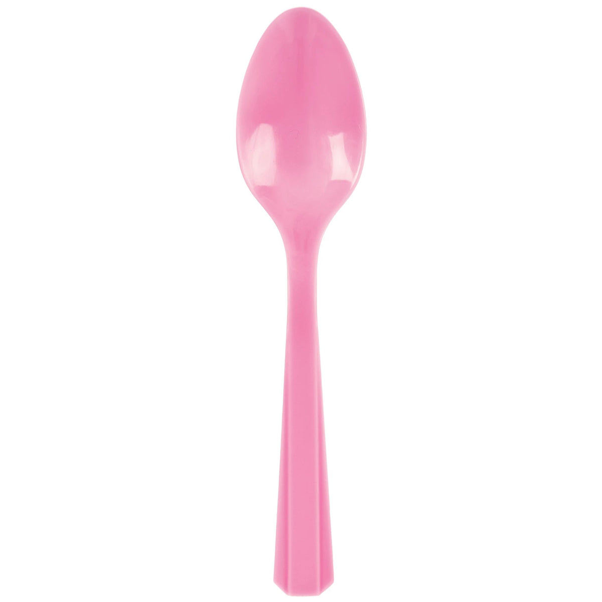 Plastic Spoons Pink (20-Pieces) | Party Supplies – Prime Party