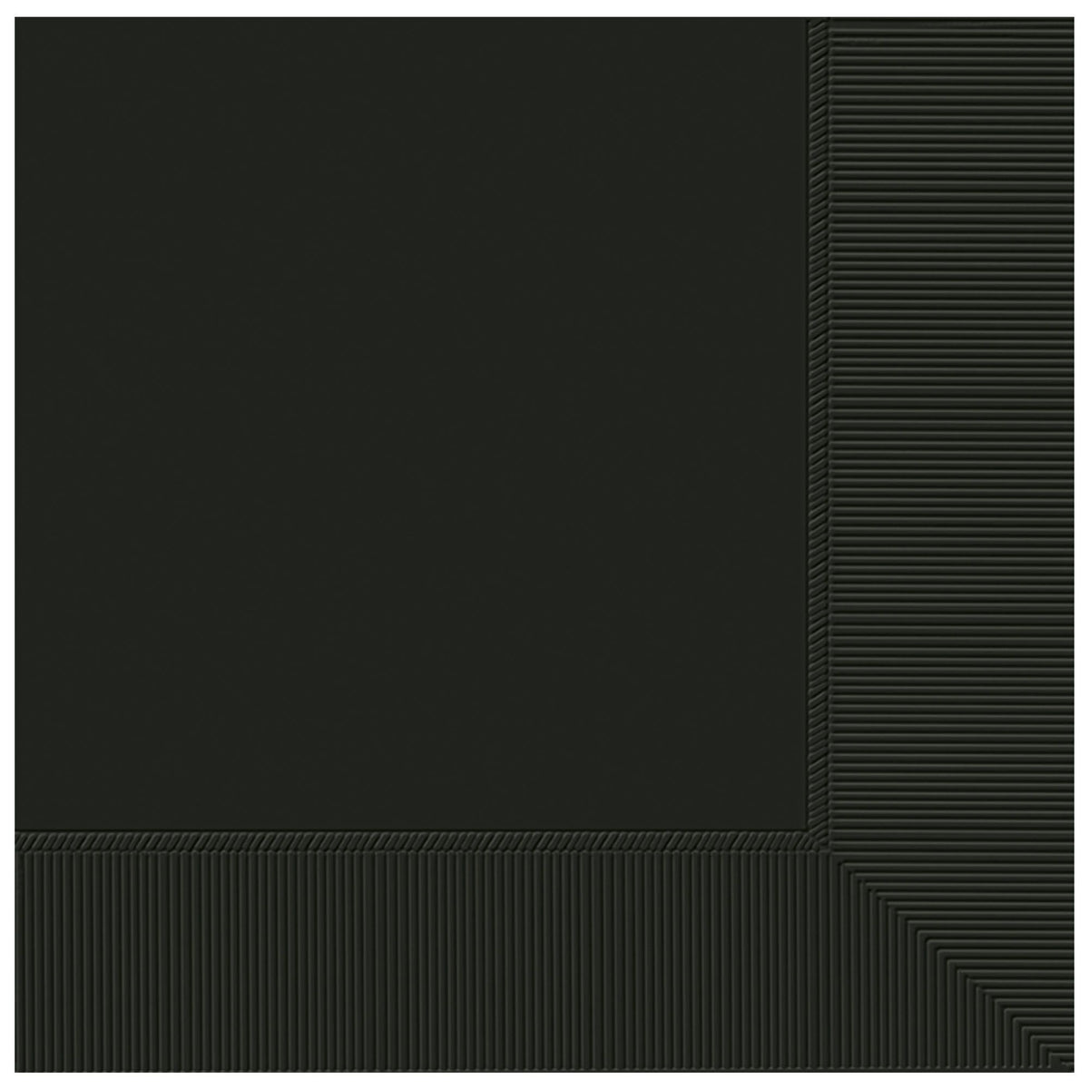 Lunch Napkins Jet Black 3-Ply (Set of 20) – Prime Party
