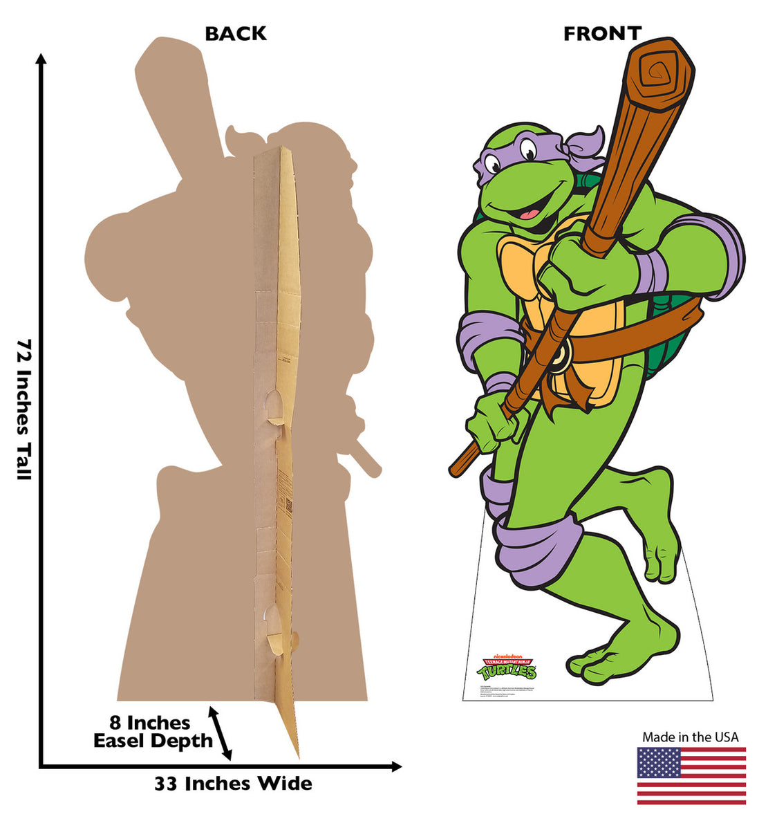 Donatello TMNT Cardboard Cutout – Prime Party