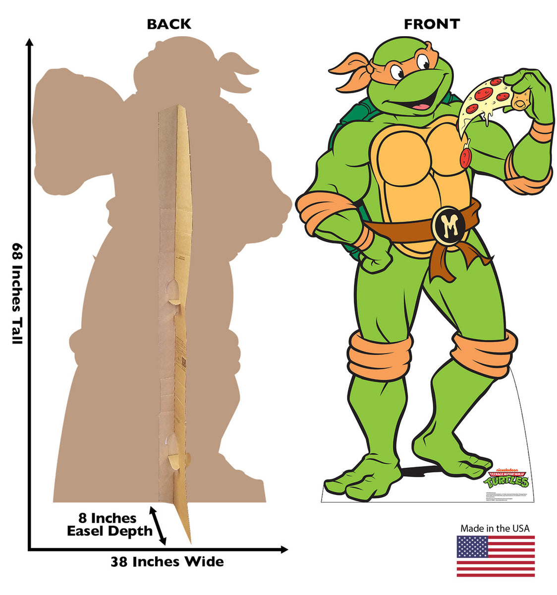 Michelangelo TMNT Cardboard Cutout – Prime Party