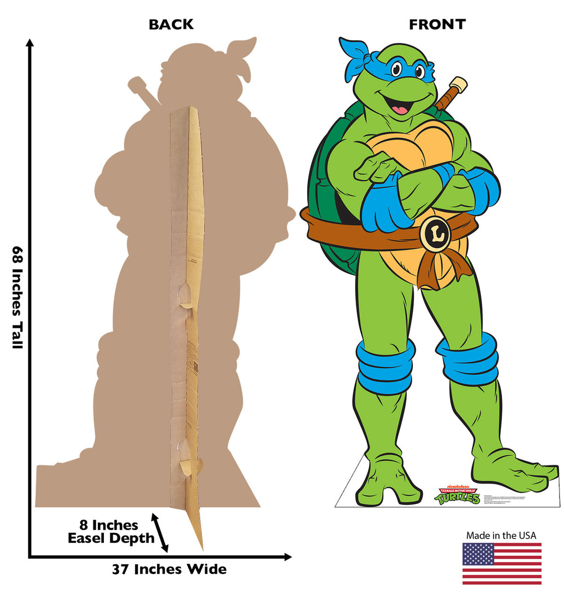 Leonardo TMNT Cardboard Cutout – Prime Party
