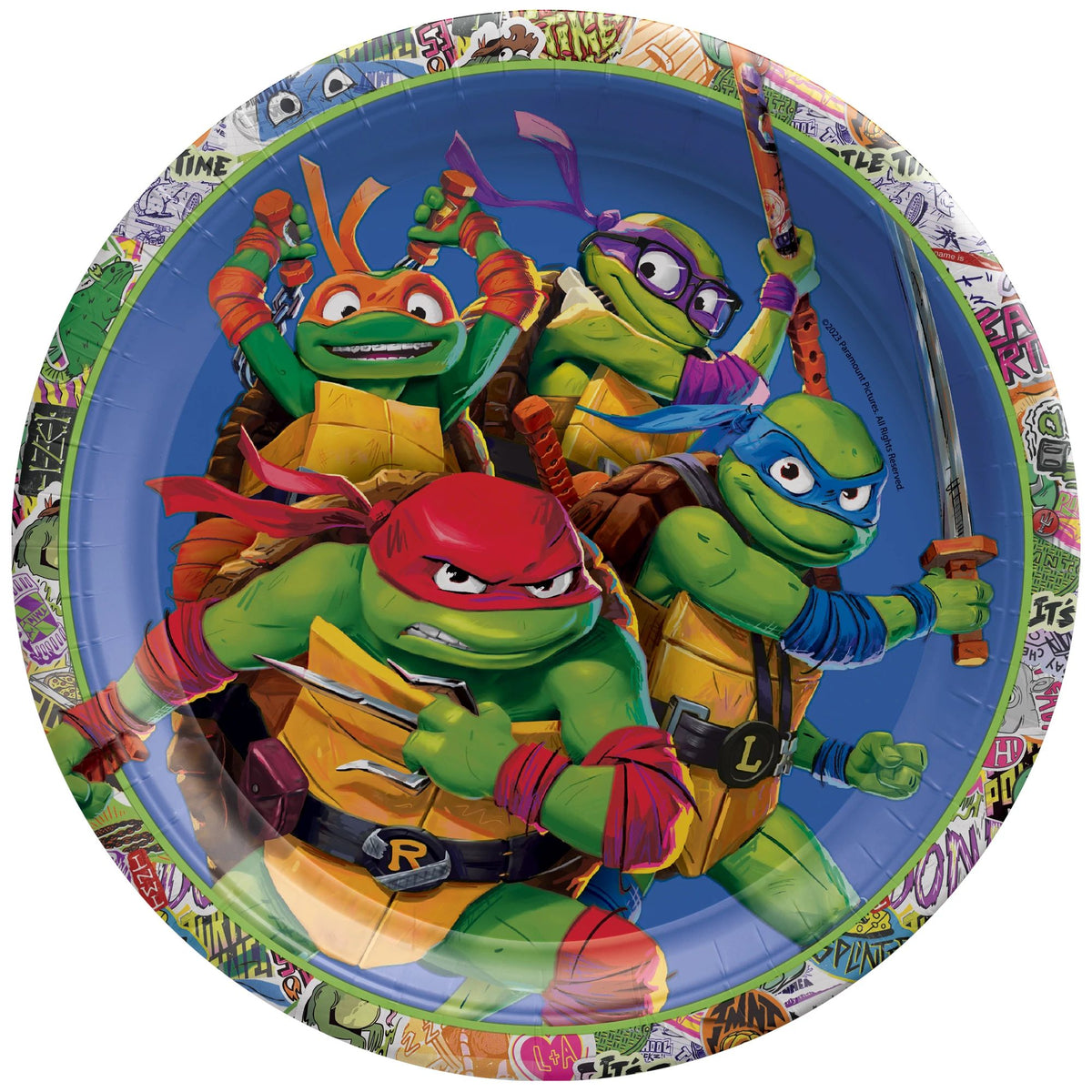 TMNT Dinner Plates (Set of 8) – Prime Party
