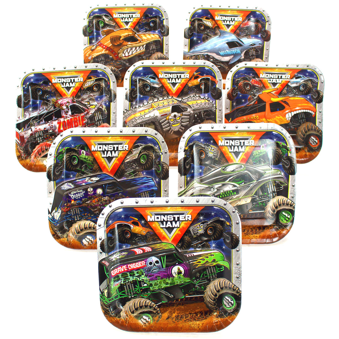 Monster Jam 9" Dinner Plates (Pack of 8) – Prime Party