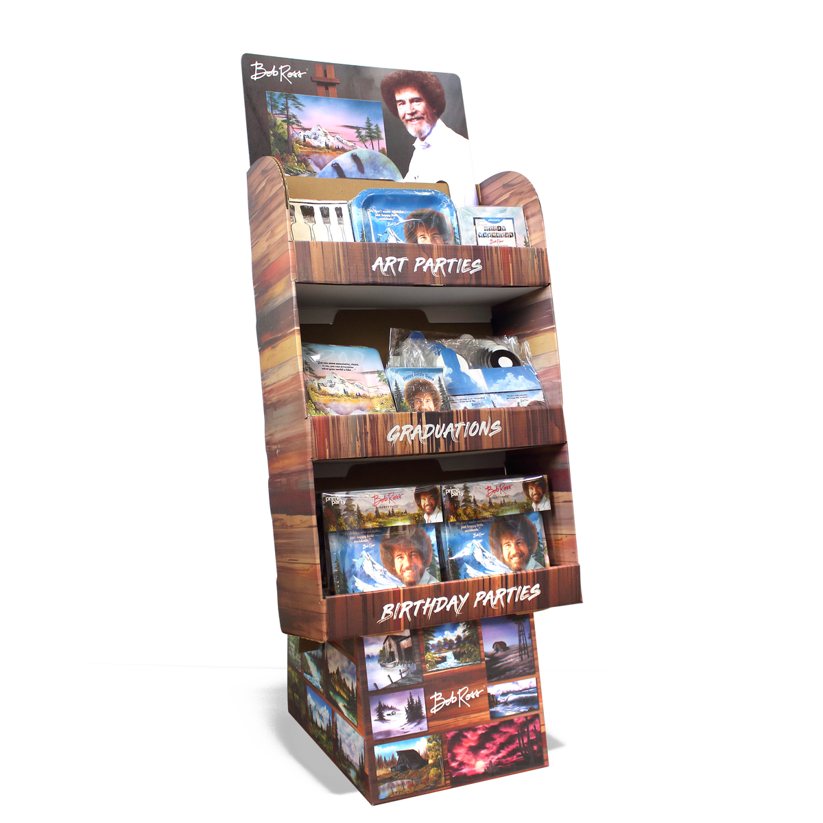 Bob Ross Floor Stand Display – Prime Party