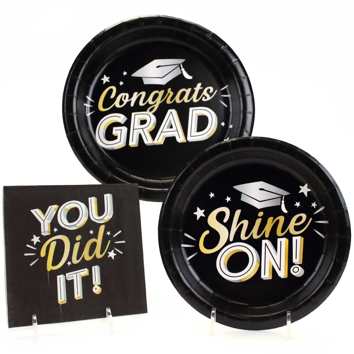 Congrats Grad – C+ Graduation Party Pack Basic – Prime Party