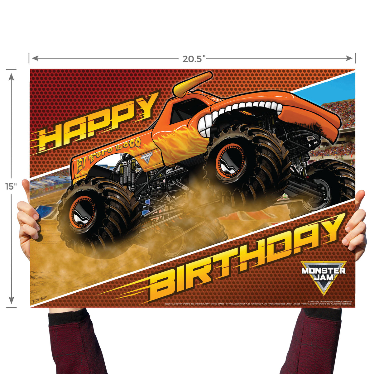 El Toro Loco – Happy Birthday Yard Sign – Prime Party