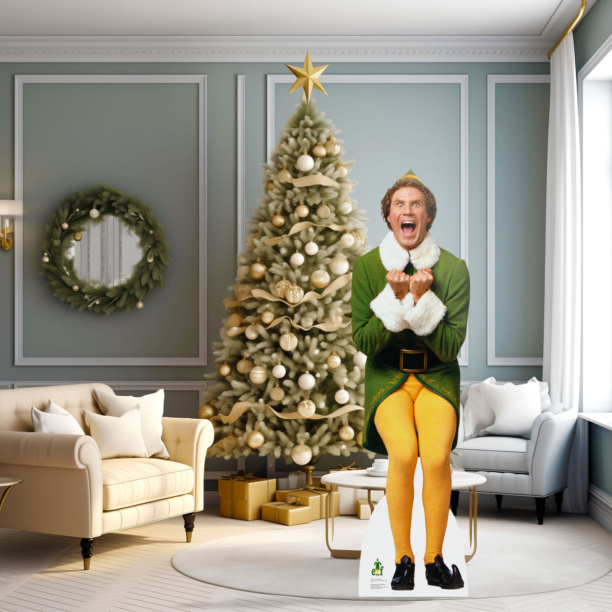 Buddy the Elf Excited Cardboard Cutout – Prime Party