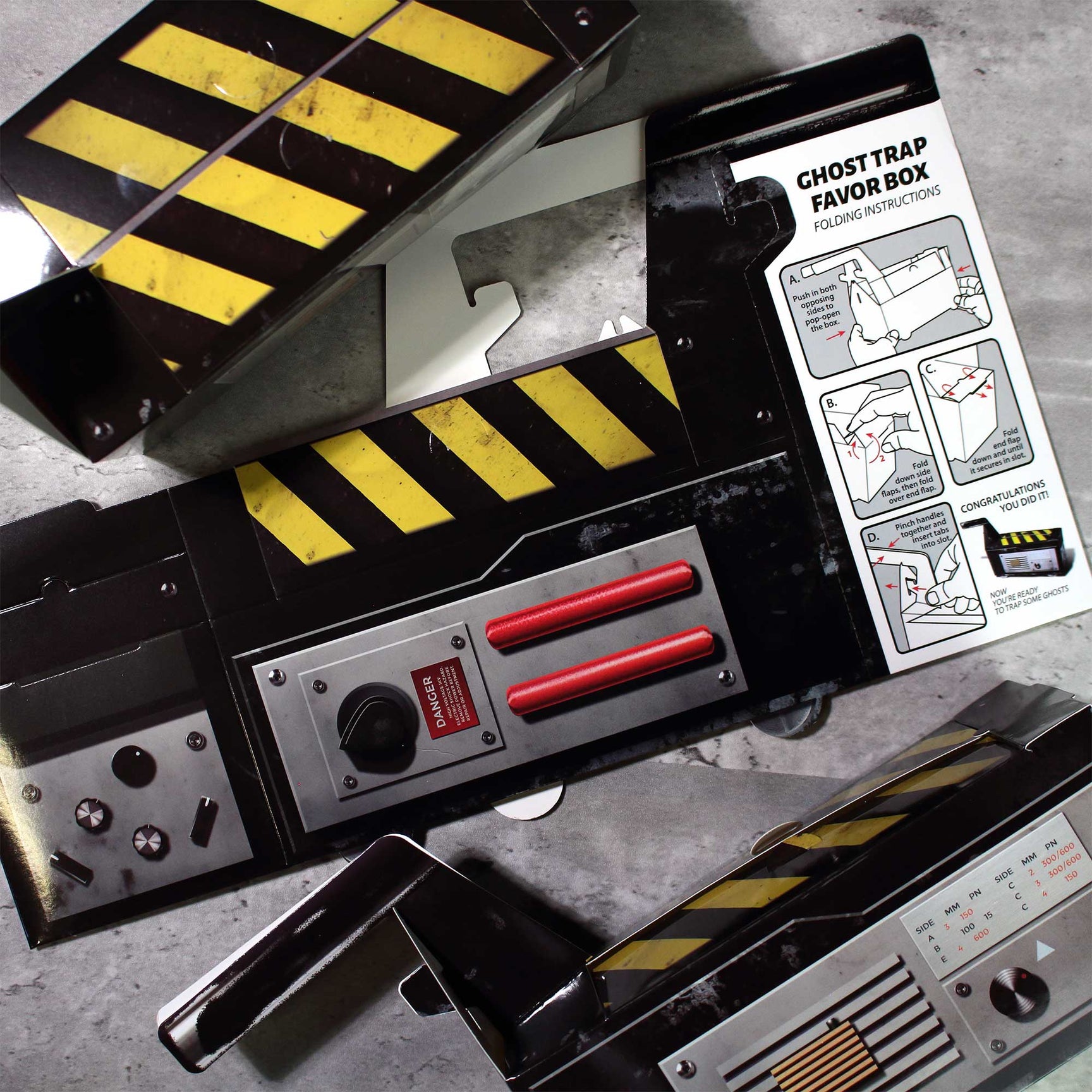 Ghostbusters Ghost Trap Favor Boxes (Set of 8) – Prime Party