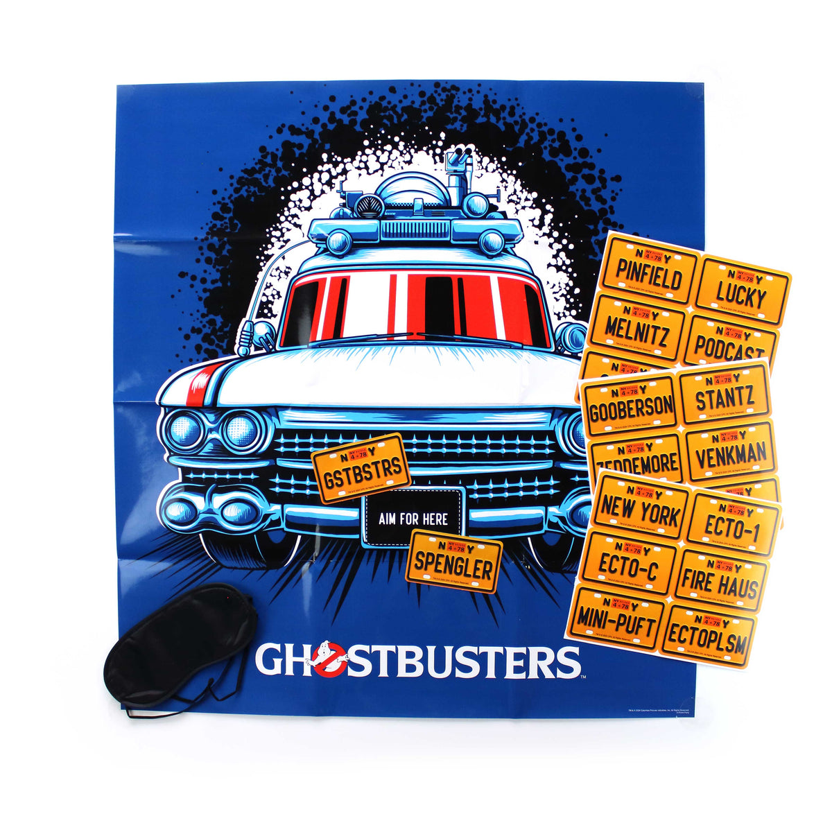 Ghostbusters Stick-the-License Plate on the Ecto-1 (Up to 16 Players ...