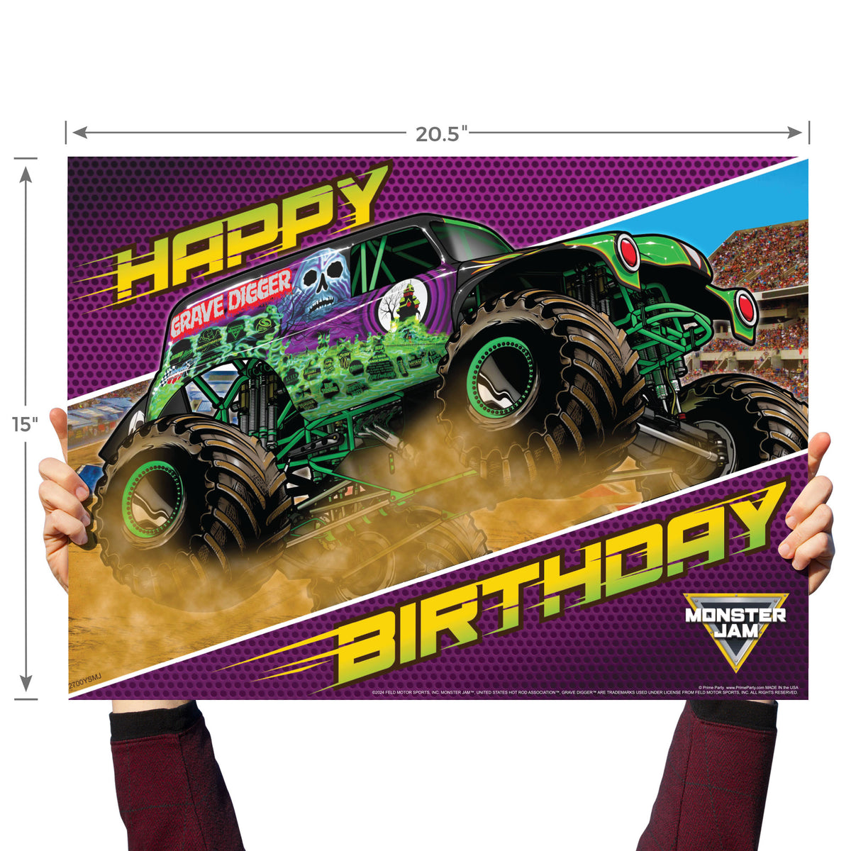 Grave Digger – Happy Birthday Yard Sign – Prime Party