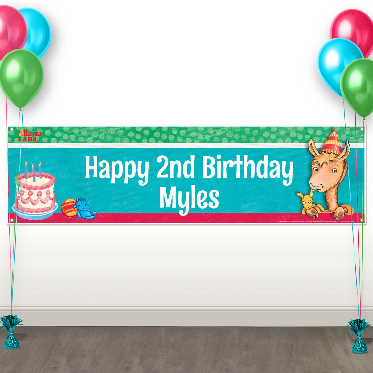 Llama Llama Personalized Banner – Prime Party