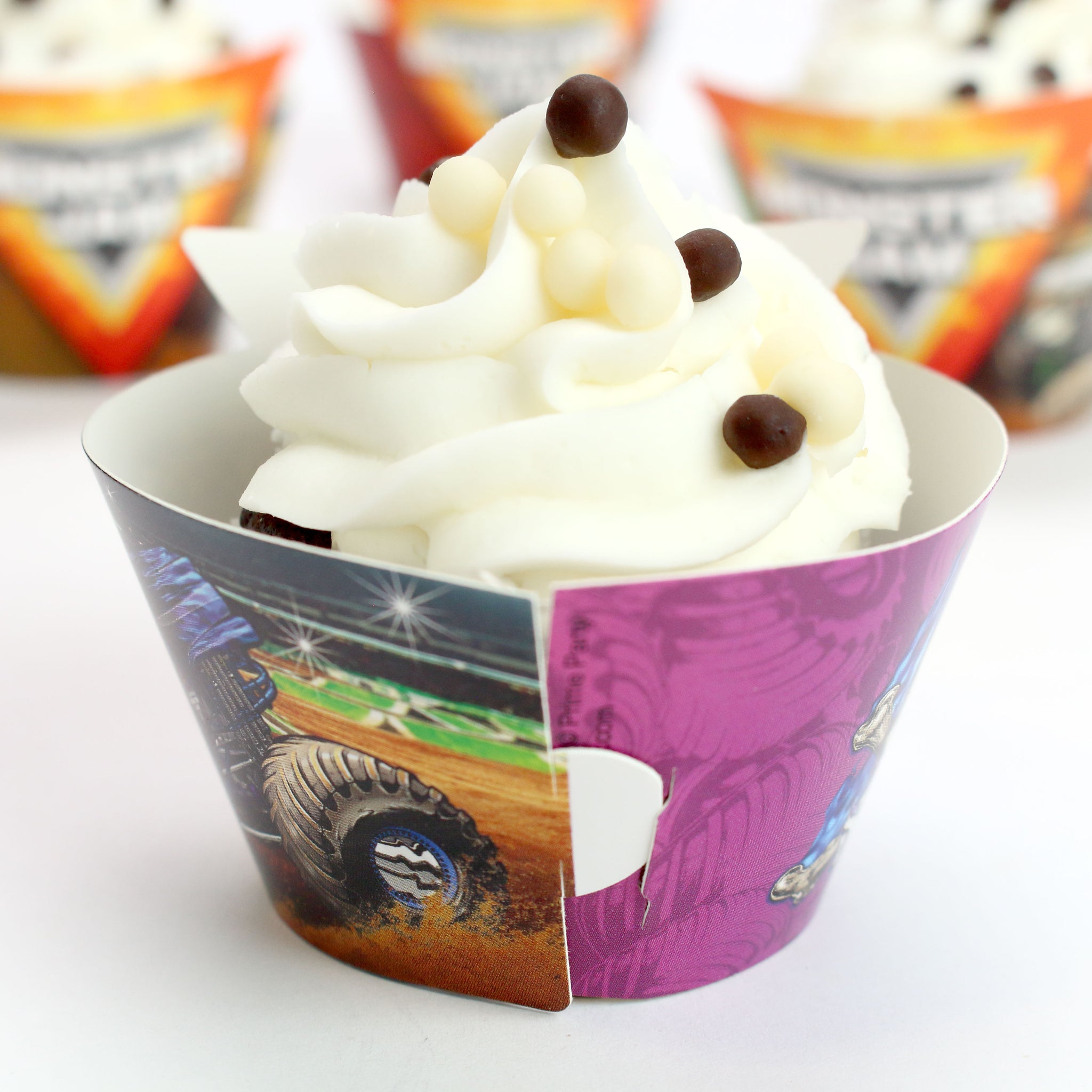 Monster Jam Cupcake Wrappers (Pack of 12) – Prime Party