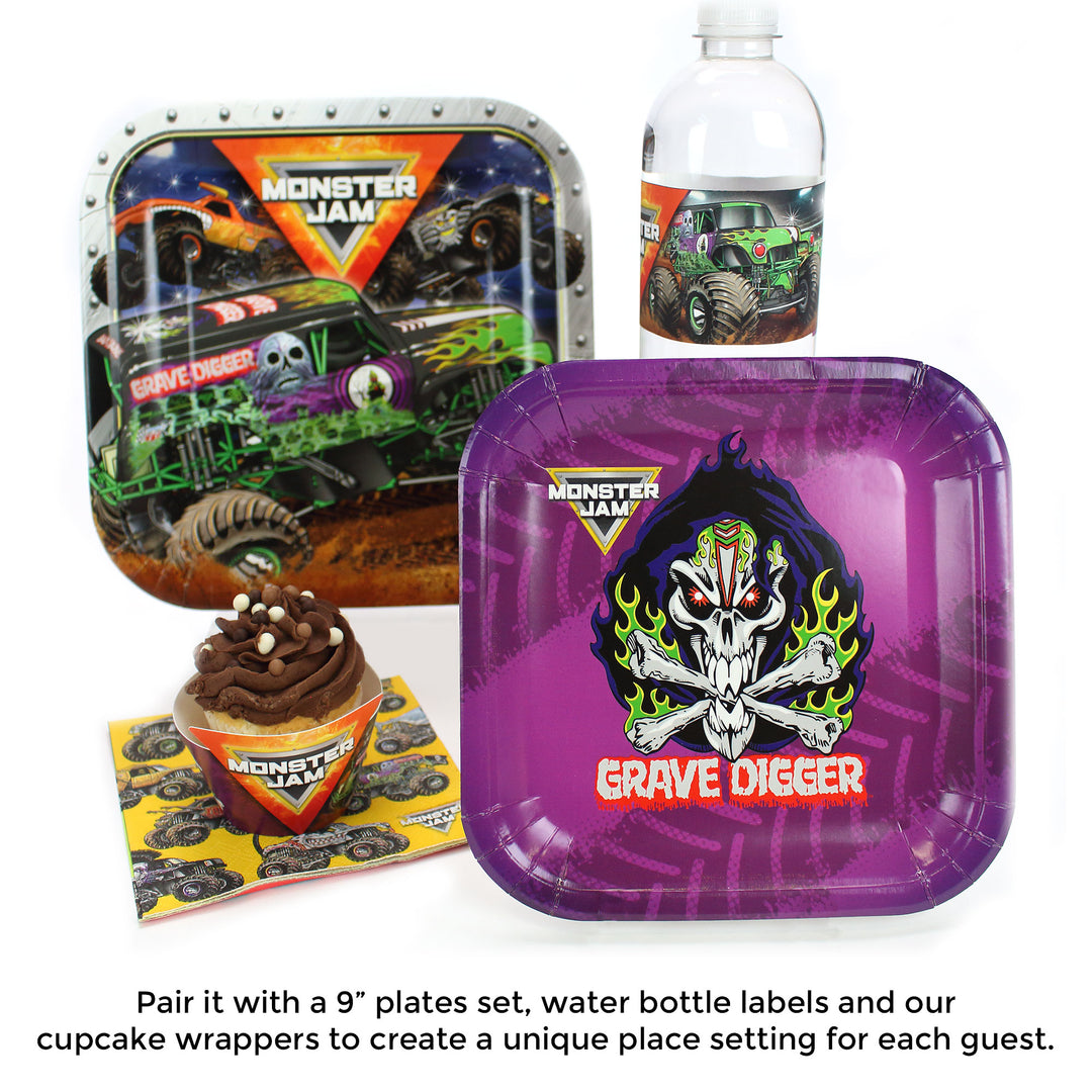 Monster Jam 7" Dessert Plates (Pack of 8) – Prime Party