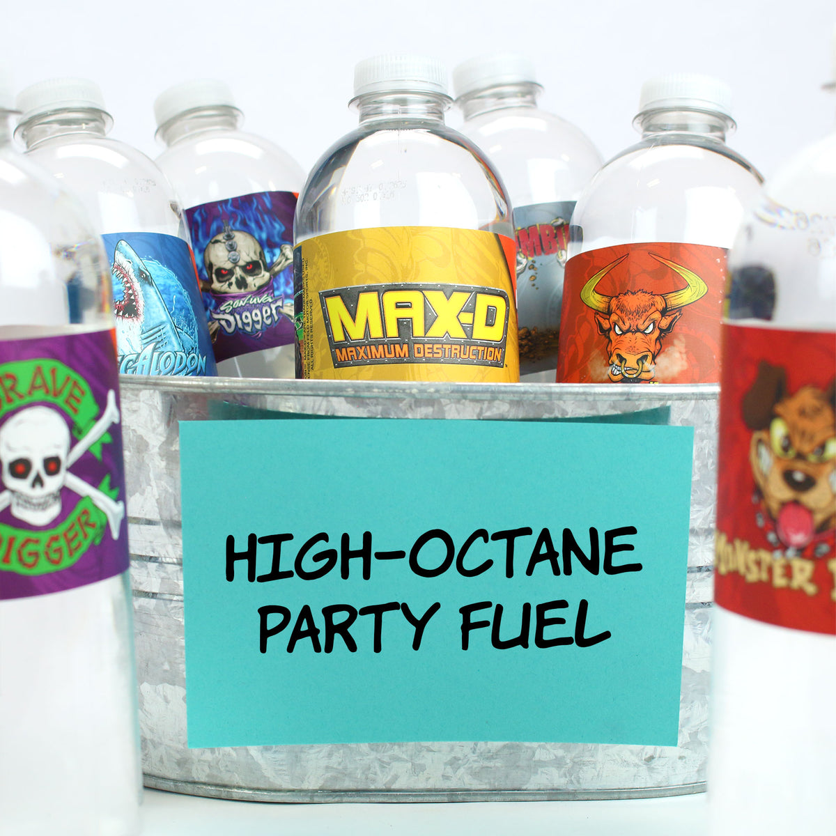 Monster Jam Water Bottle Labels (Pack of 16) – Prime Party