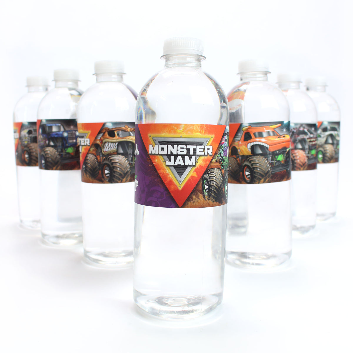 Monster Jam Water Bottle Labels (Pack of 16) – Prime Party