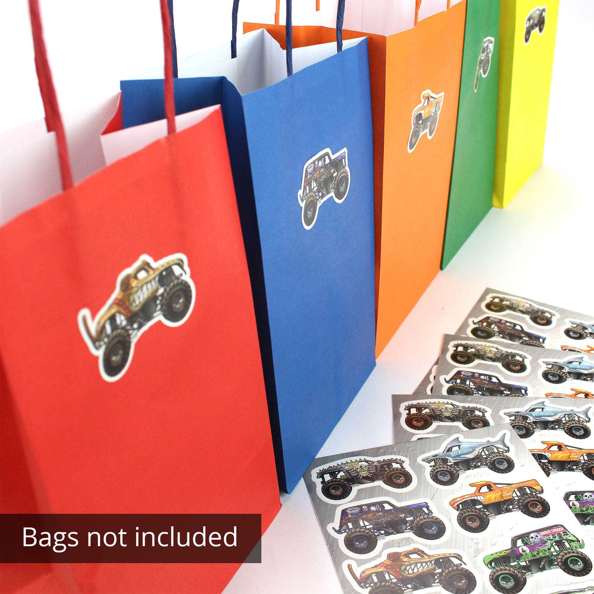 Monster Jam Sticker Sheets (Pack of 8) – Prime Party