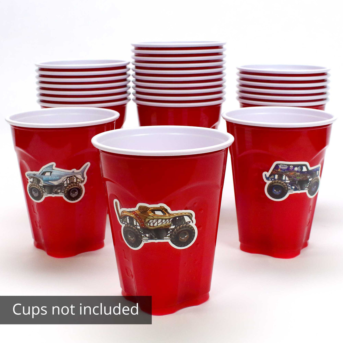 Monster Jam Sticker Sheets (Pack of 8) – Prime Party