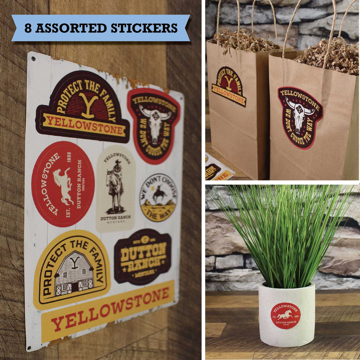 Yellowstone Sticker Sheets – Prime Party