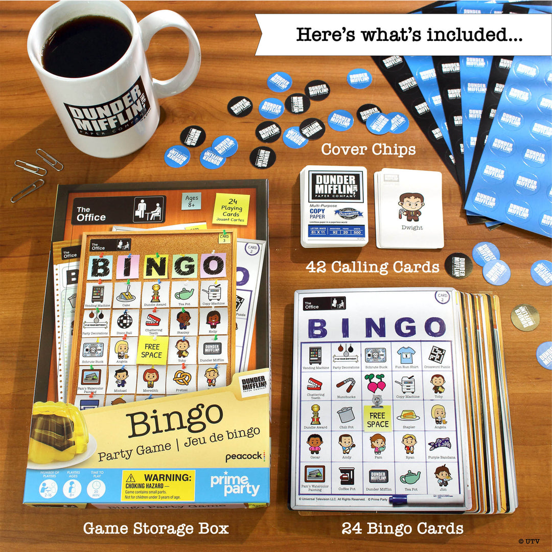 The Office Bingo Game – Prime Party