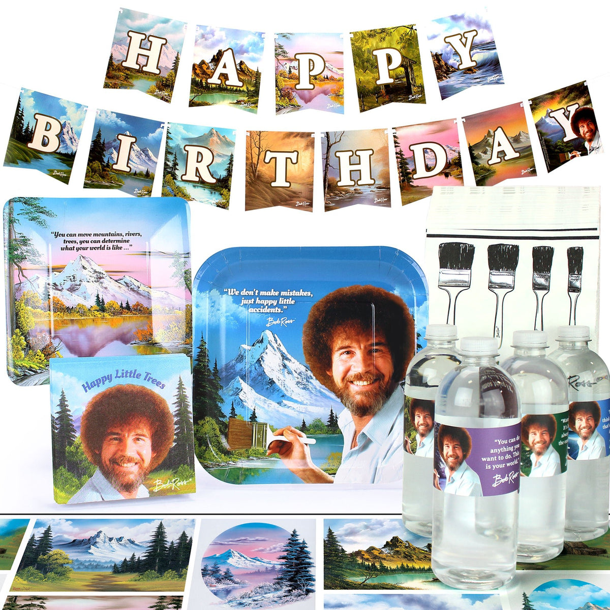 Bob Ross Classic Standard Pack for 8 Guests | Prime Party