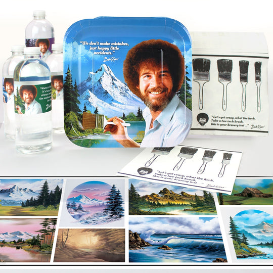Paint Party Decorations | Bob Ross Party Supplies | Prime Party