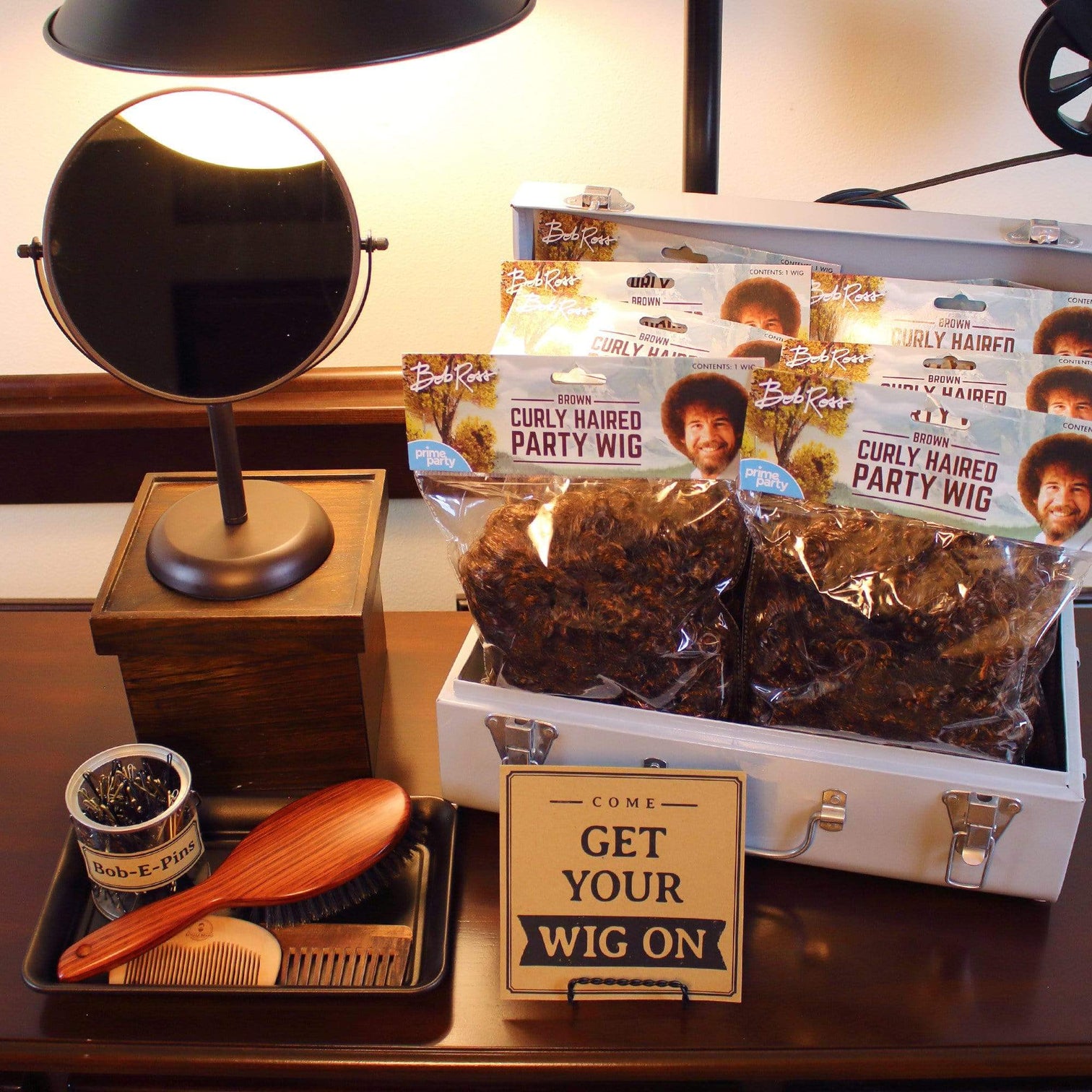 Bob Ross Wig | Bob Ross Hair | Prime Party Supplies
