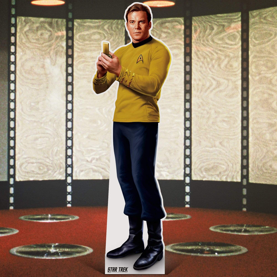 Captain Kirk Life-Size Cardboard Cutout | Prime Party