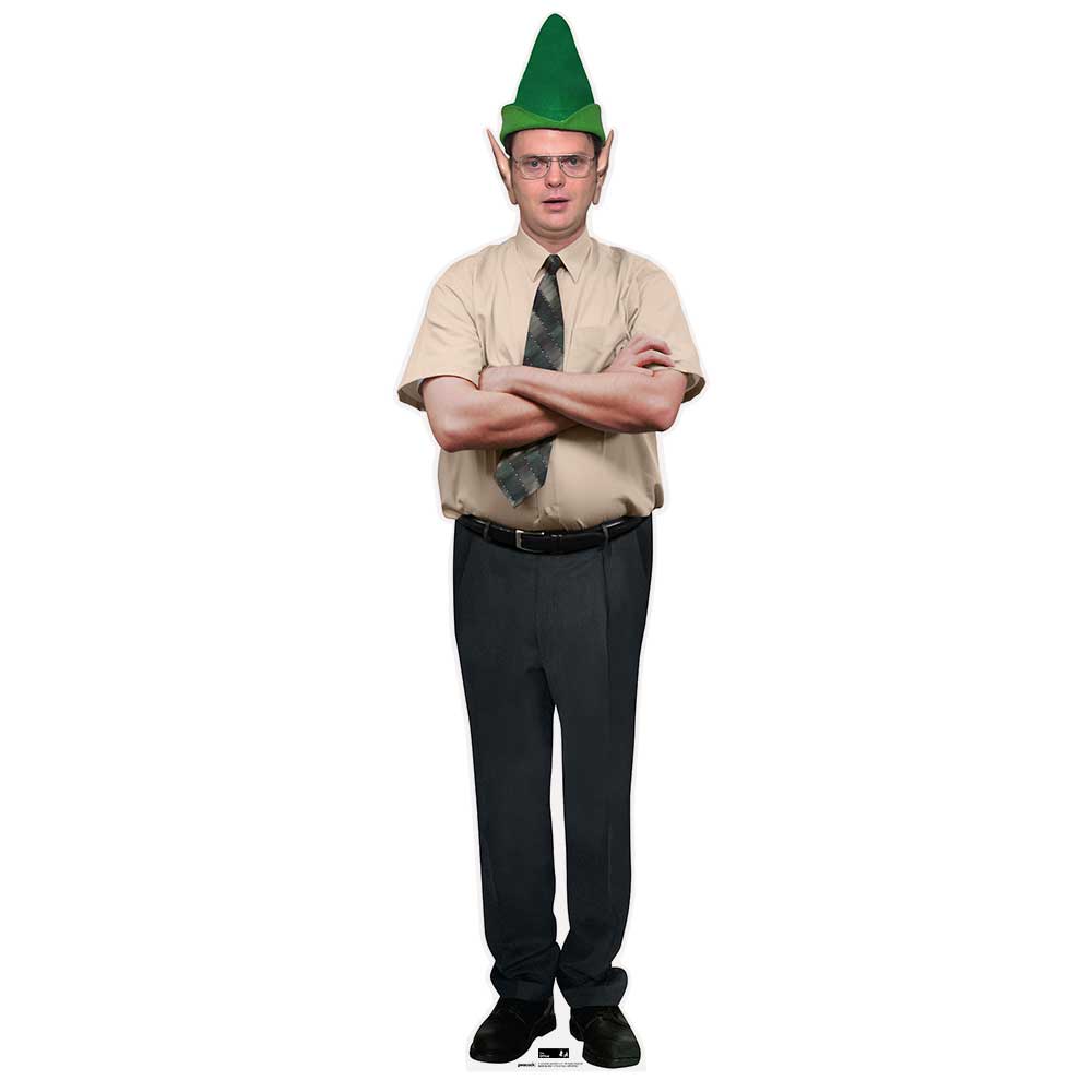 Dwight Schrute Elf Hat - The Office Cardboard Cutout – Prime Party