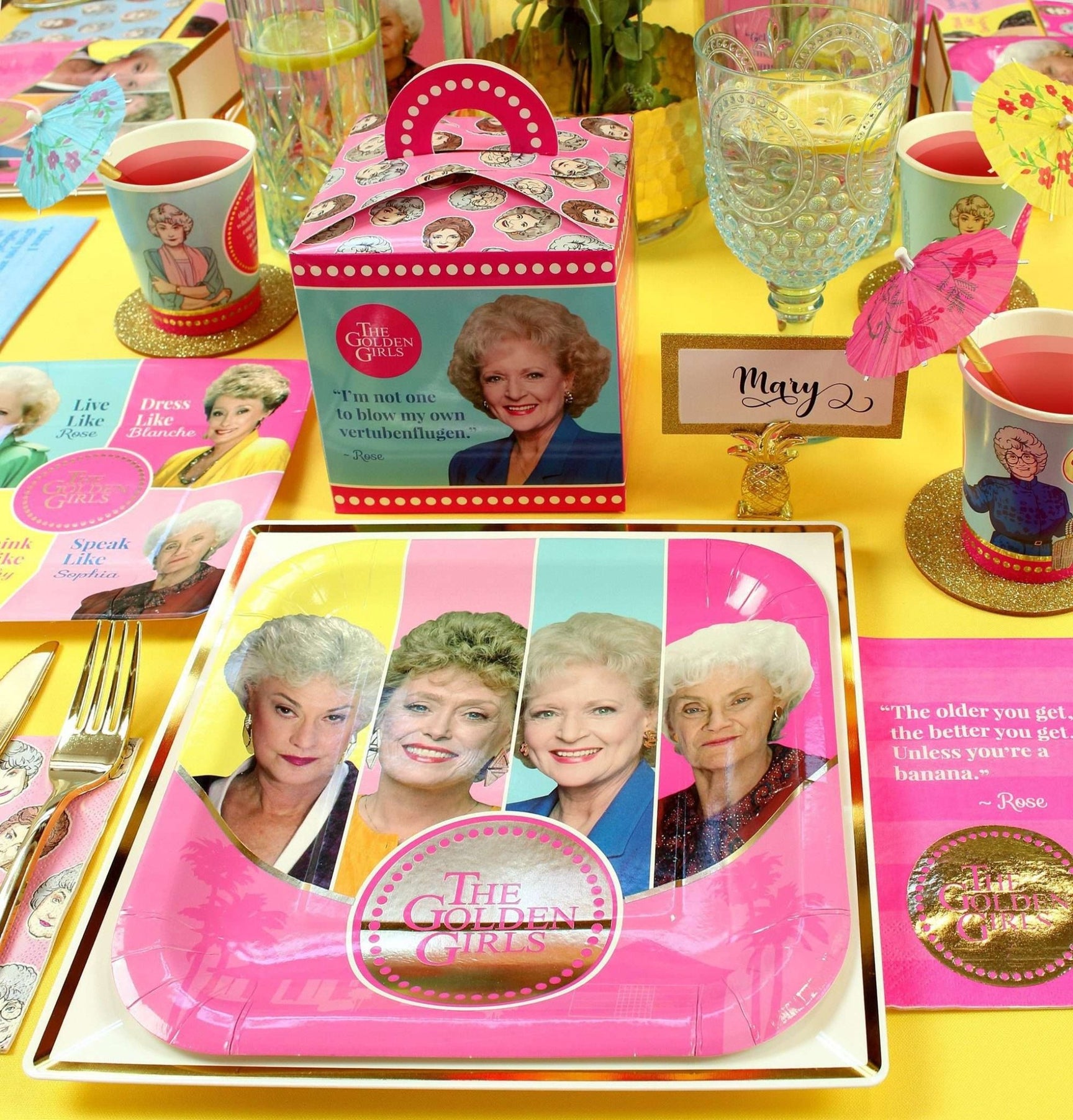 Golden Girls Dinner Plates (8 Pack) | Prime Party
