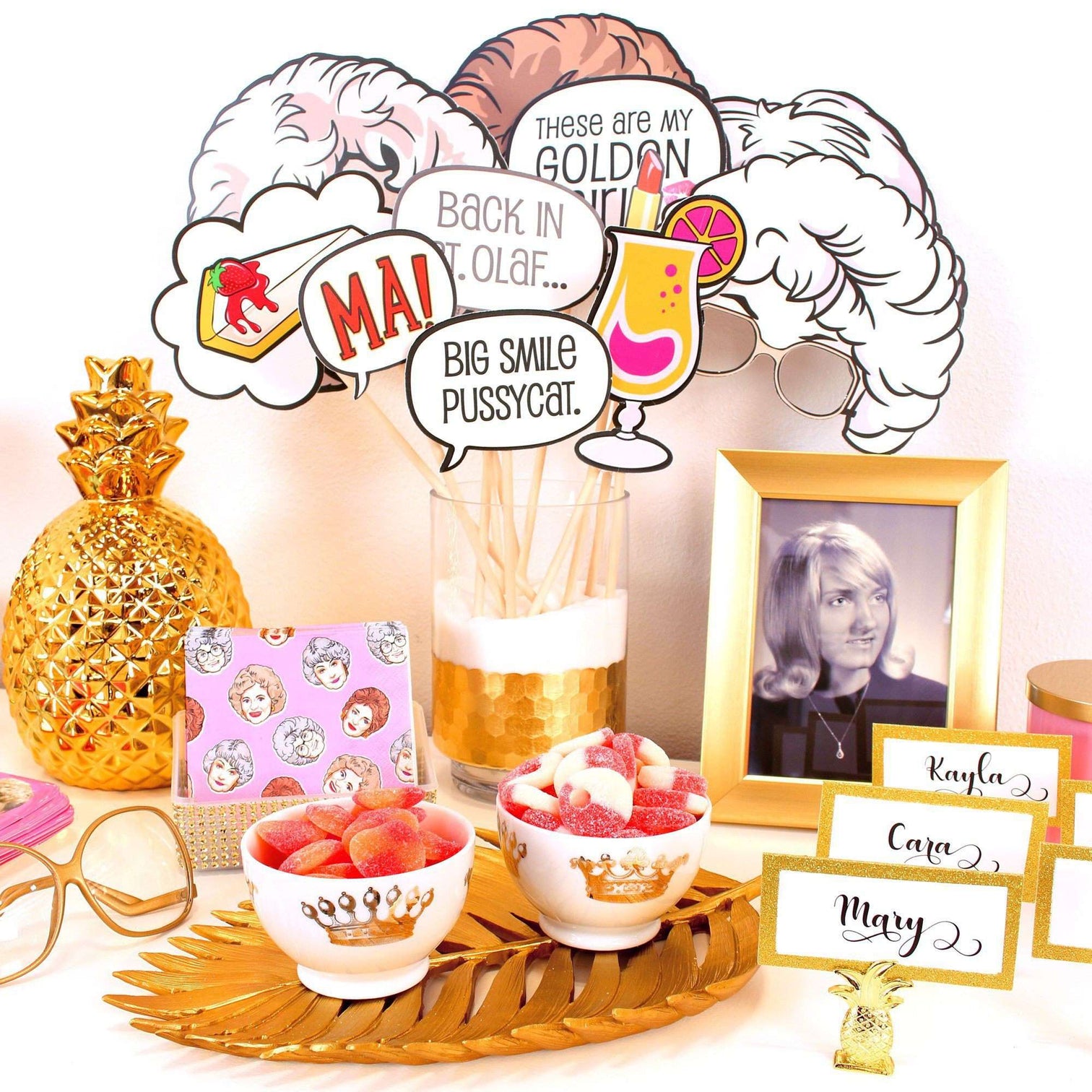 Golden Girls Photo Booth Props – Prime Party