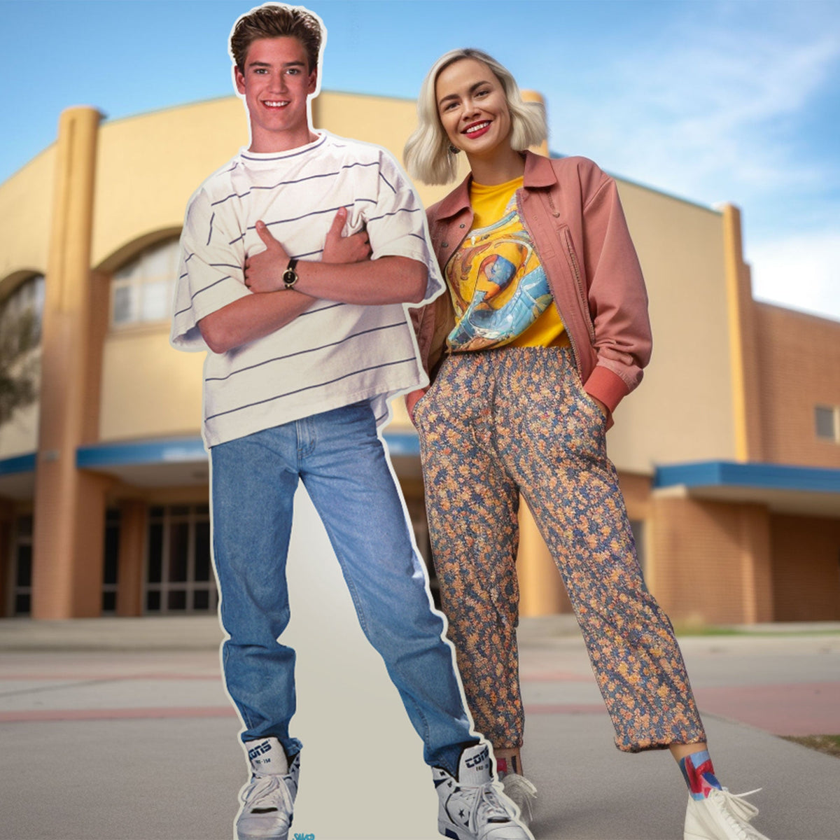 Life-sized Zack Morris Cardboard Standee - Perfect for Parties and ...
