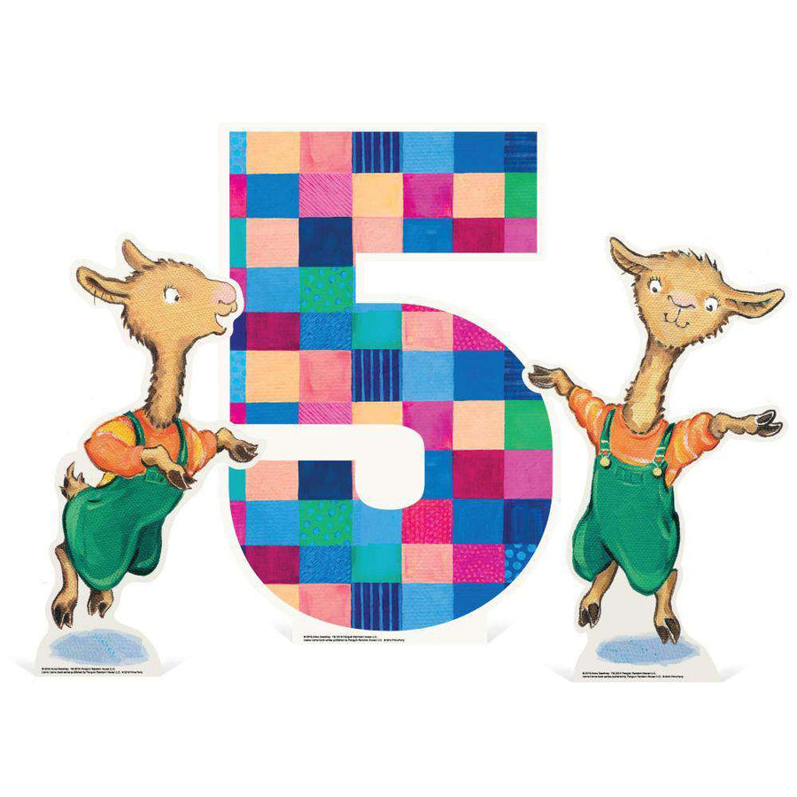 Llama Llama Tabletop Number Standee (3-Piece Set) | Prime Party
