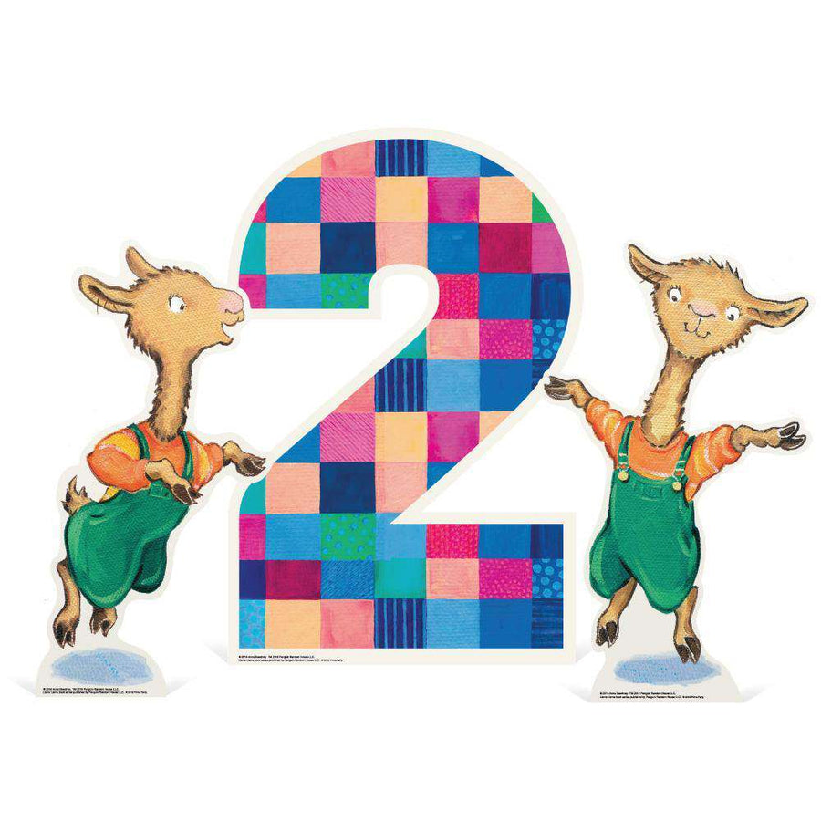 Llama Llama Tabletop Number Standee (3-Piece Set) | Prime Party