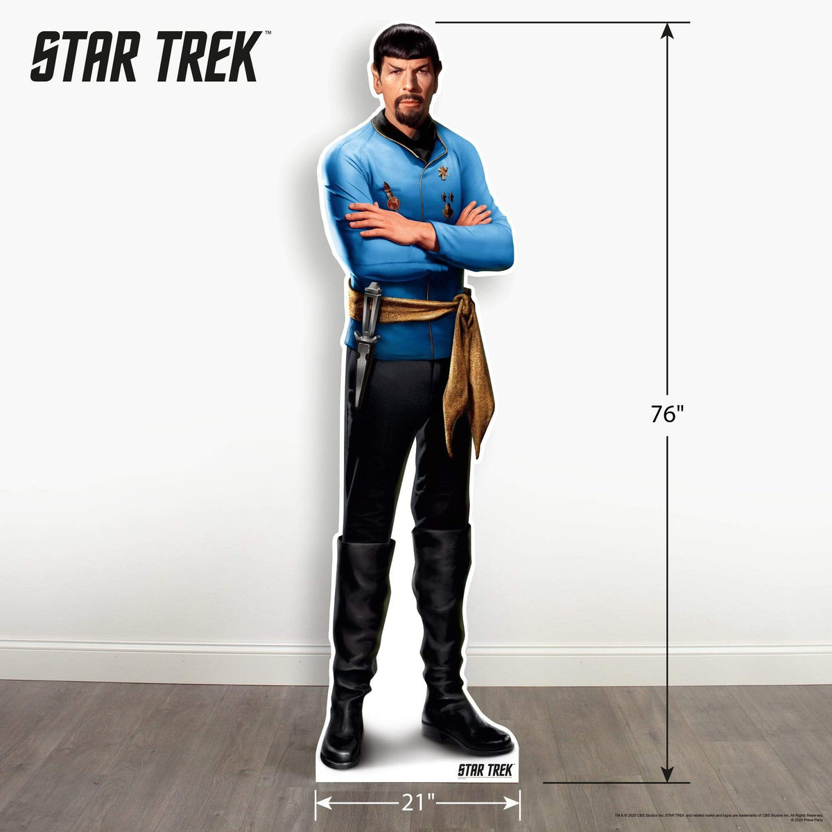 Mirror Spock Life-Size Cardboard Cutout | Prime Party