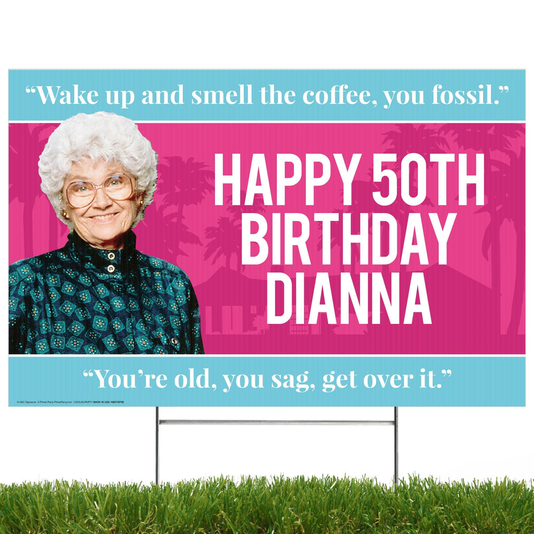 Retirement Decorations and Gifts - Golden Girls Retirement Lawn Sign ...