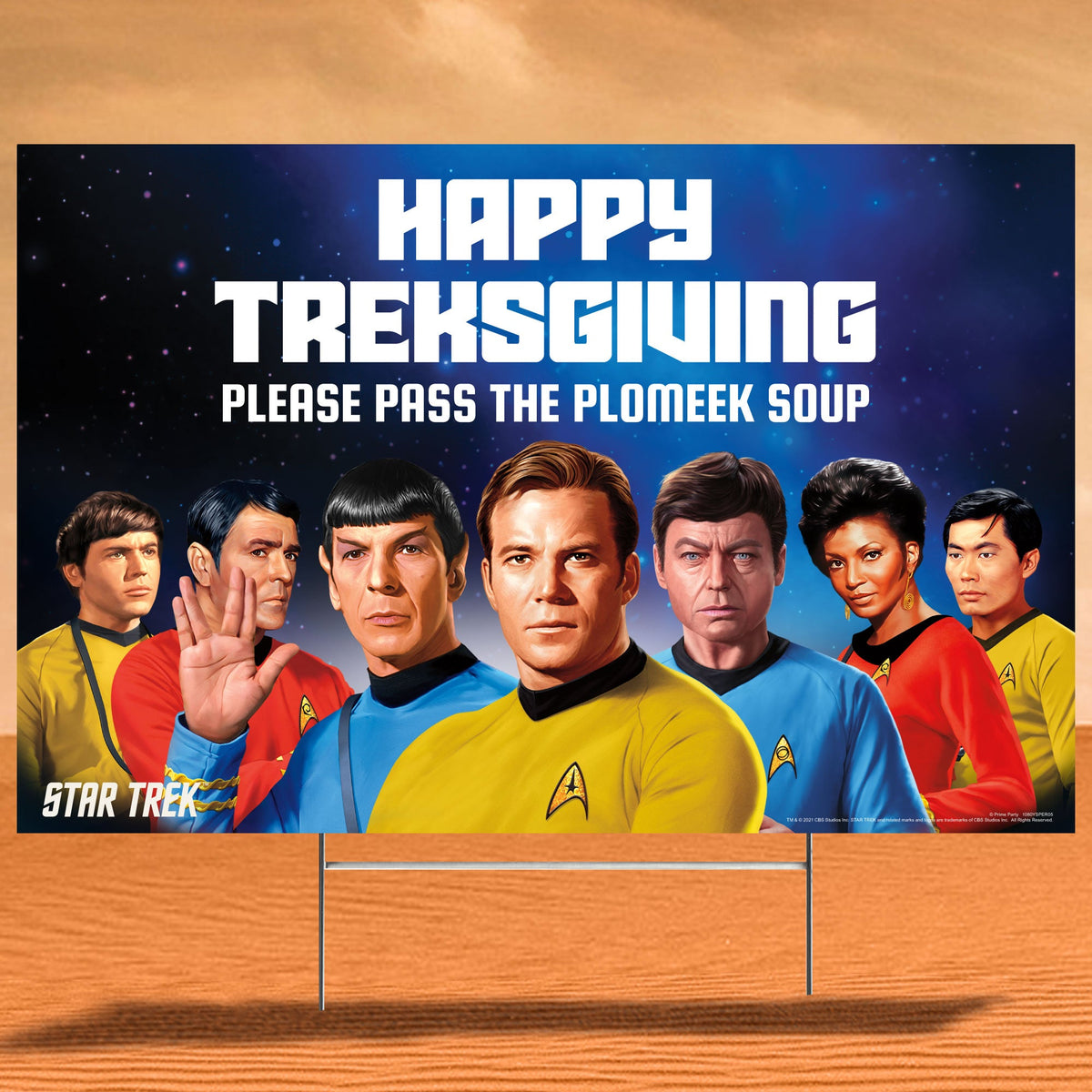Star Trek Crew Personalized Yard Sign, Star Trek Original Series ...